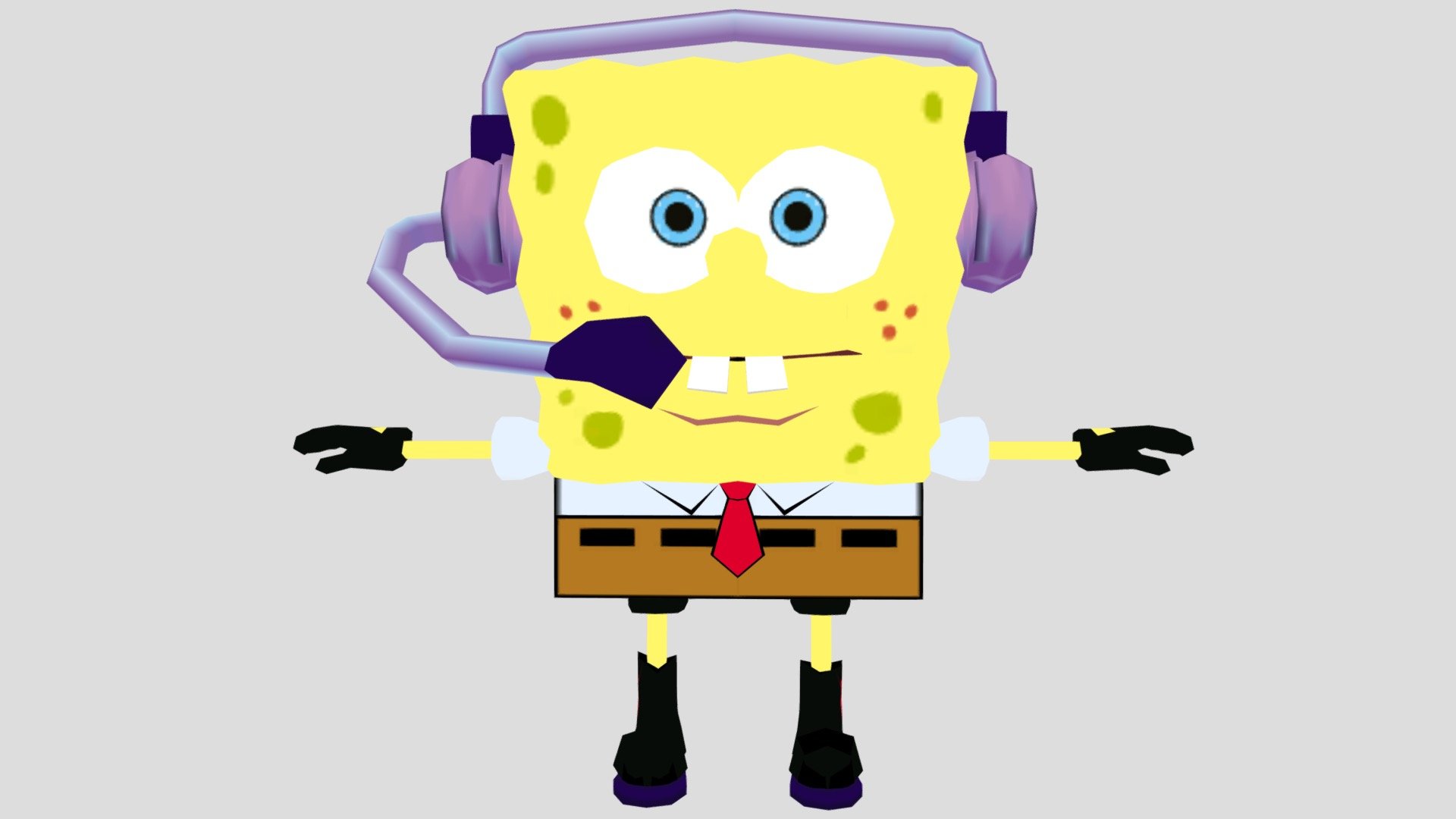 SpongeBob Manager (mg) GameCube - Download Free 3D model by Sajin ...