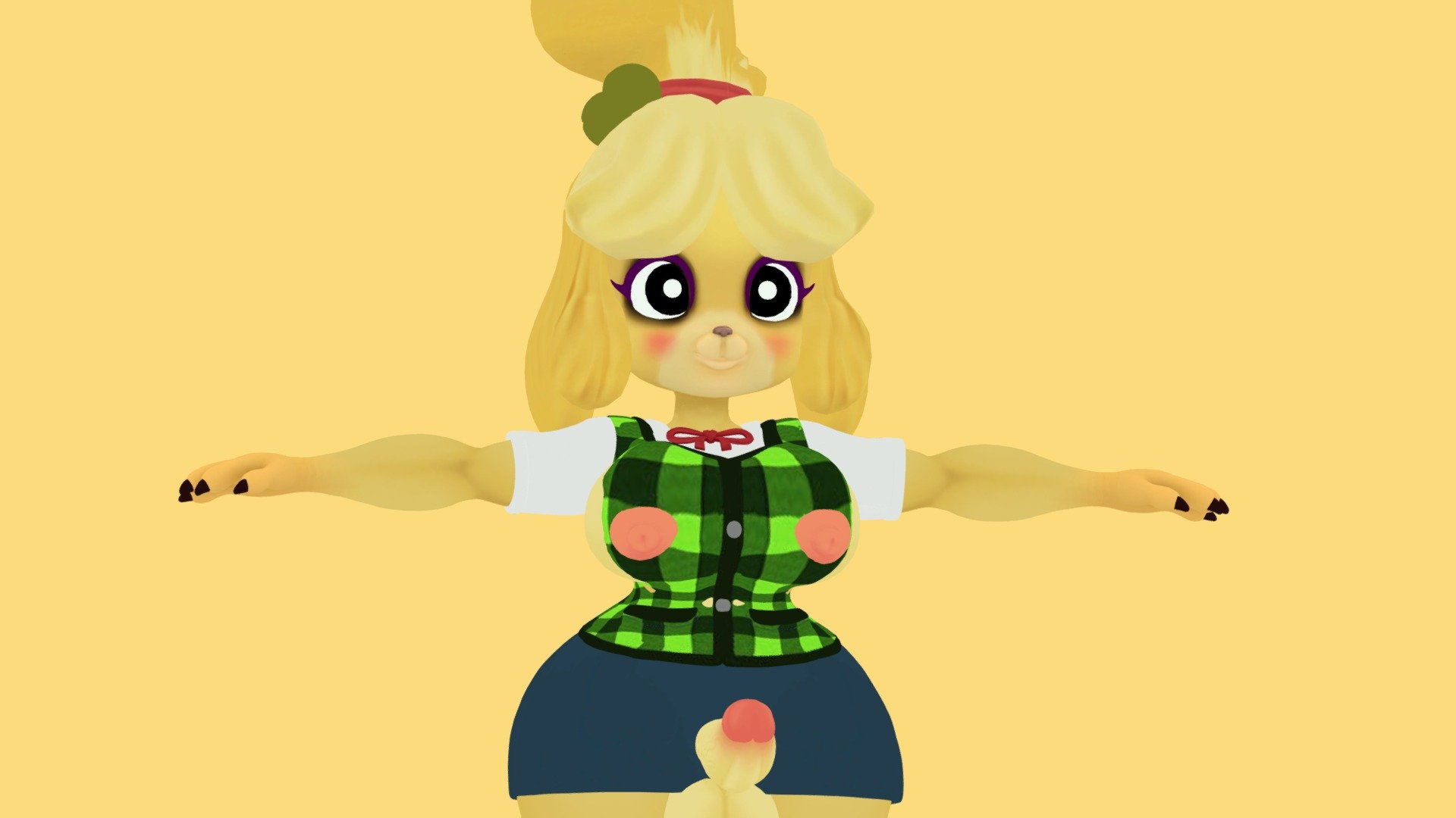 Canela Isabelle animal croosing - Download Free 3D model by Meme bonfie ...