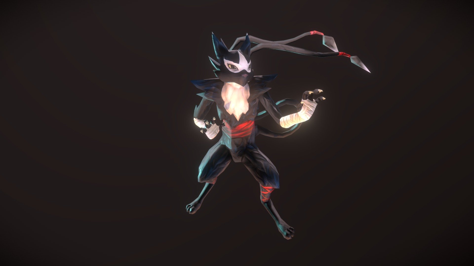 DIAMONST: Kurokage - 3D model by Rixo [a009f34] - Sketchfab
