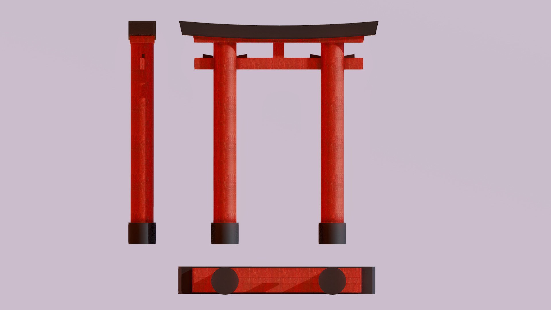Simple Torii Gate - Download Free 3D model by vfx.raizyel [a00e16e ...
