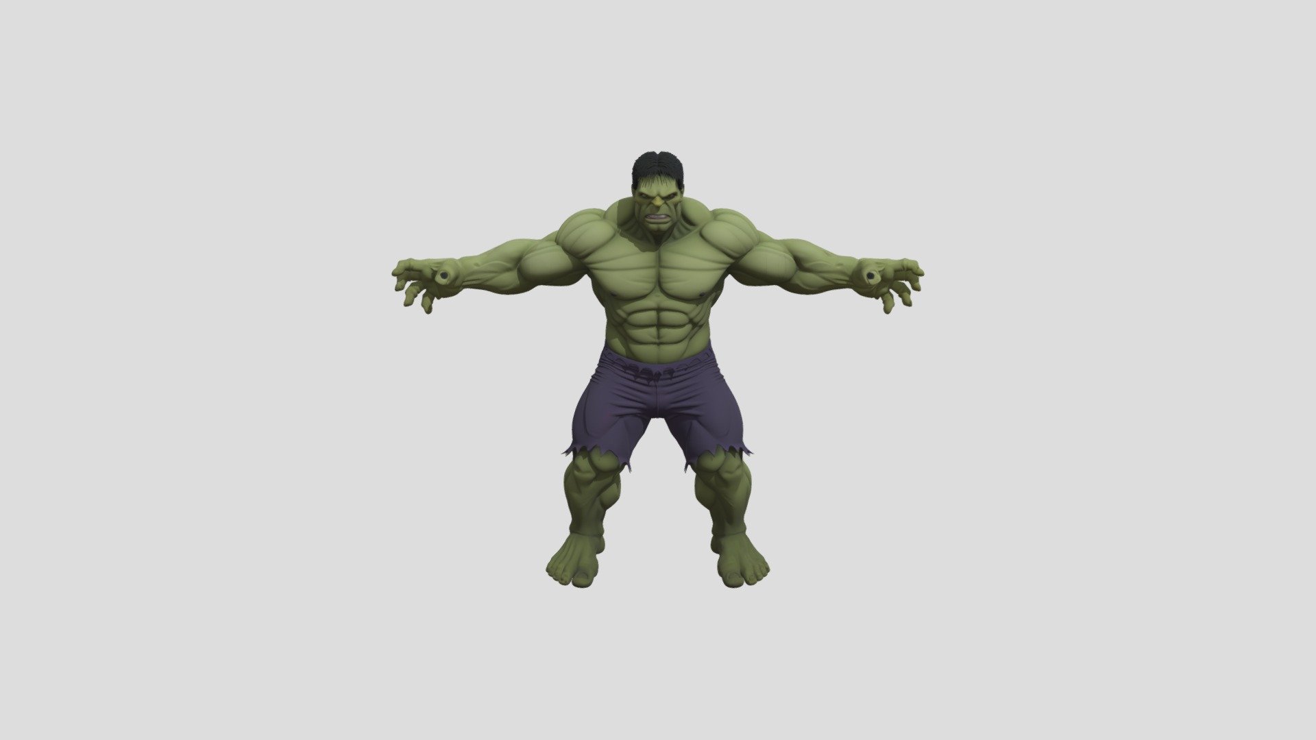 Hulk - Download Free 3D model by sludud [a010ca9] - Sketchfab