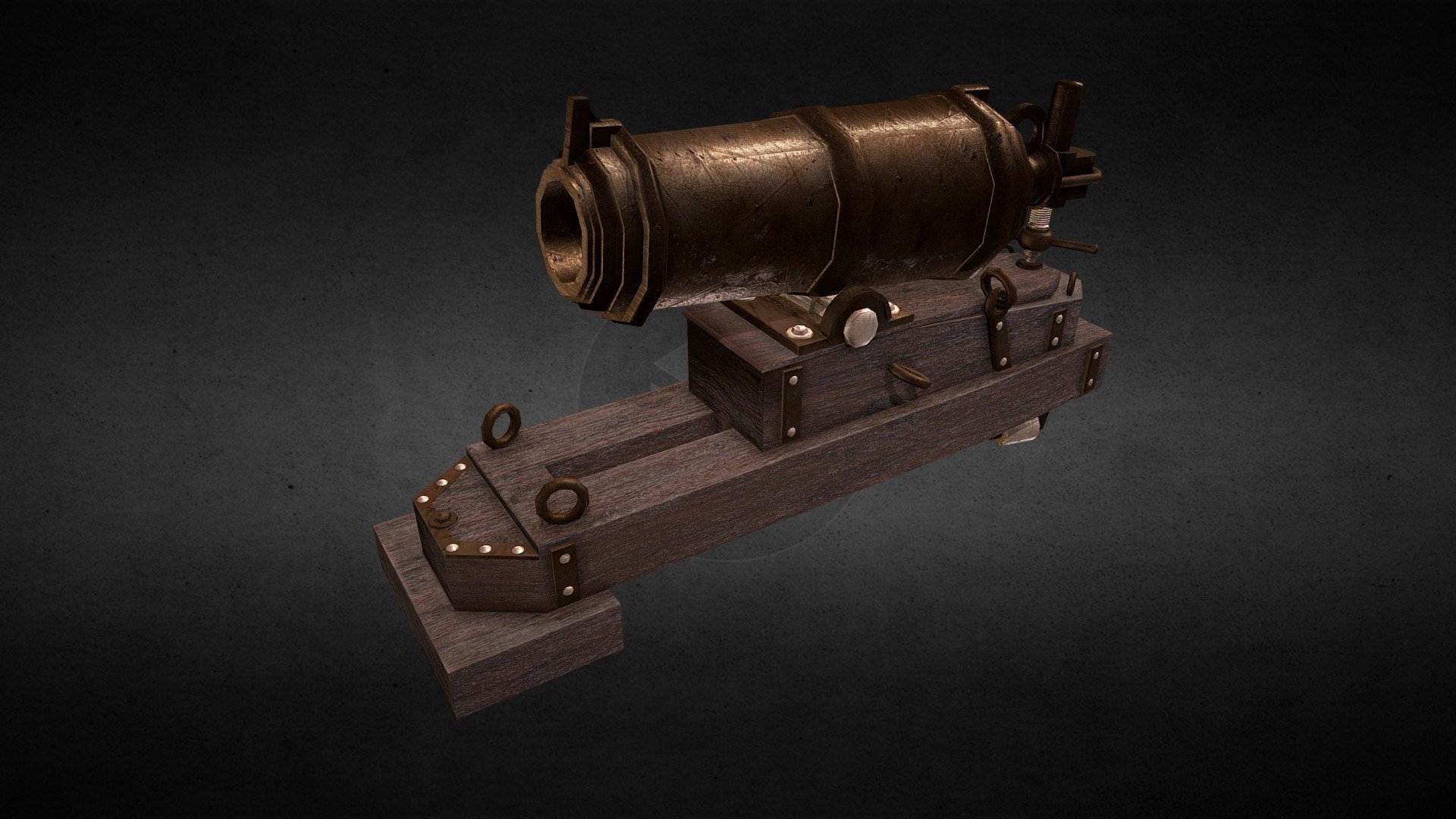 Carronade Cannon - Buy Royalty Free 3D model by KarluHenry [a013ece ...
