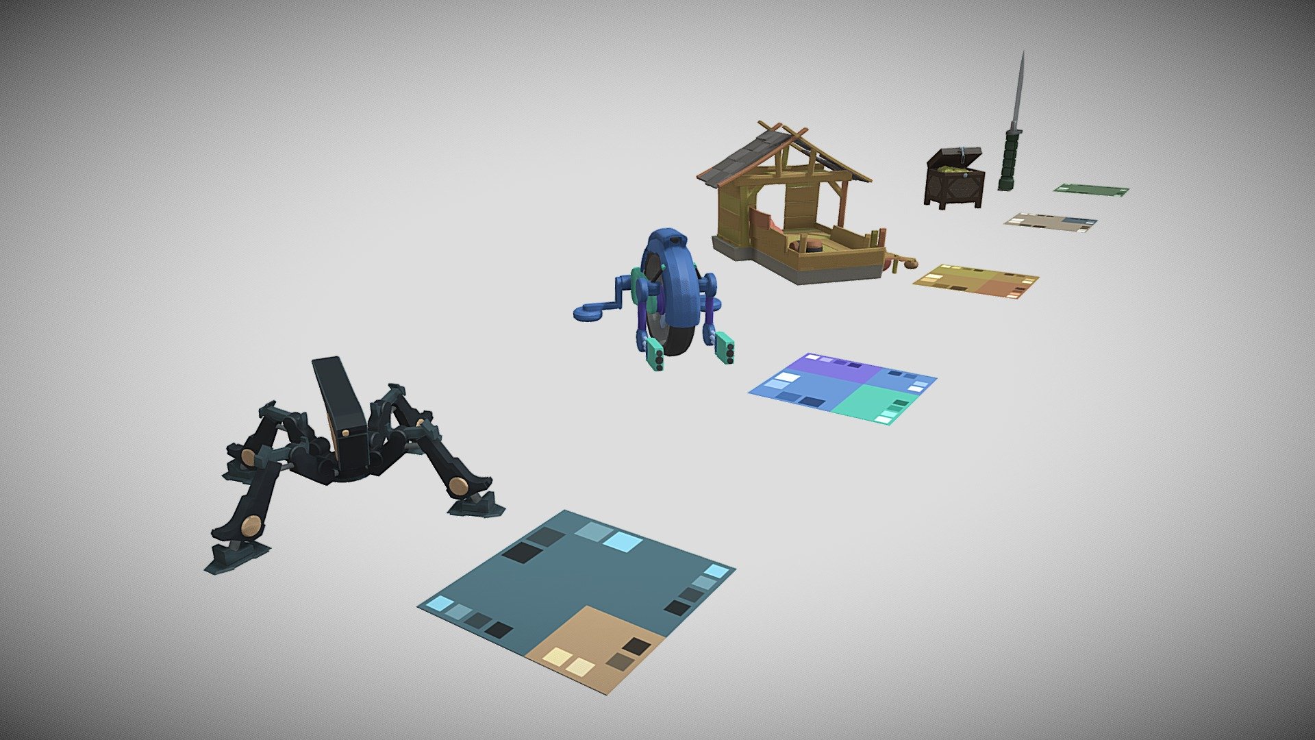 Homework - Painted Drafts - Download Free 3D model by ASarafanov ...