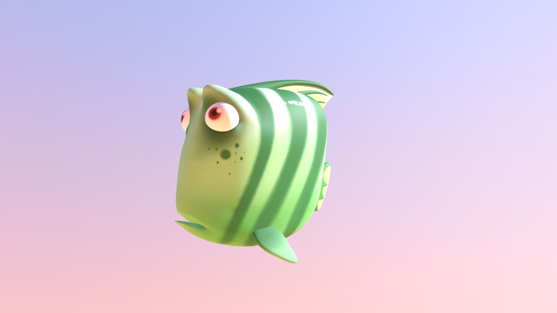 green fish - 3D model by berkotsekin (@berko) [a01738e] - Sketchfab