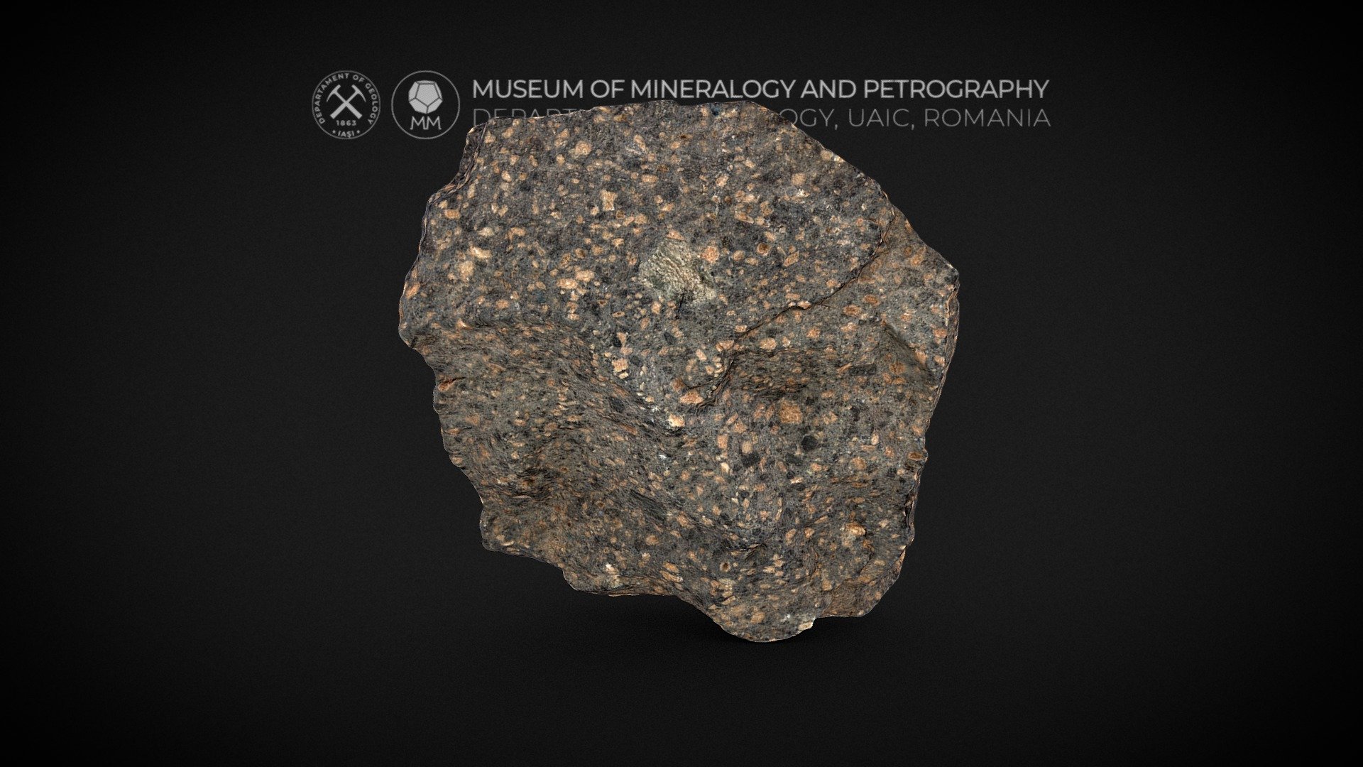 R is for Rhyolite rock - 3D model by Museum of Mineralogy and ...