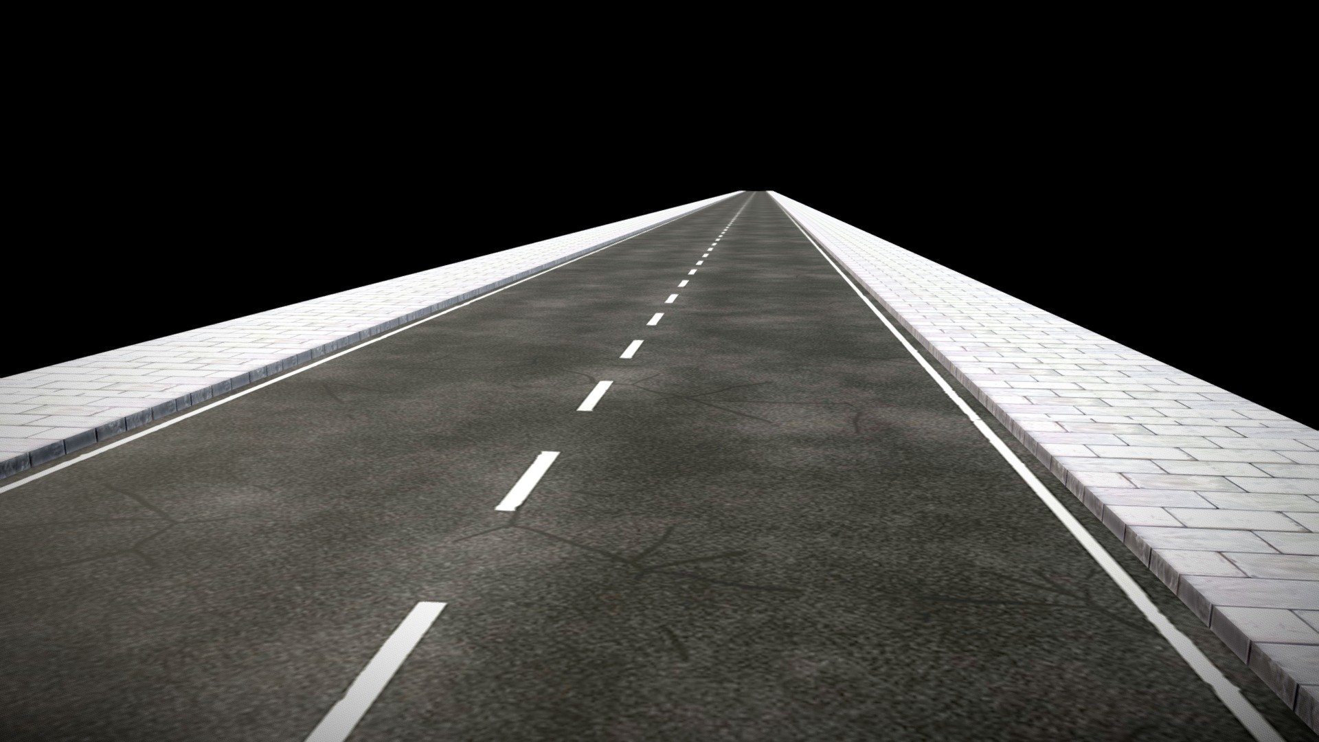 Street road - Download Free 3D model by Low poly 3d Models ...