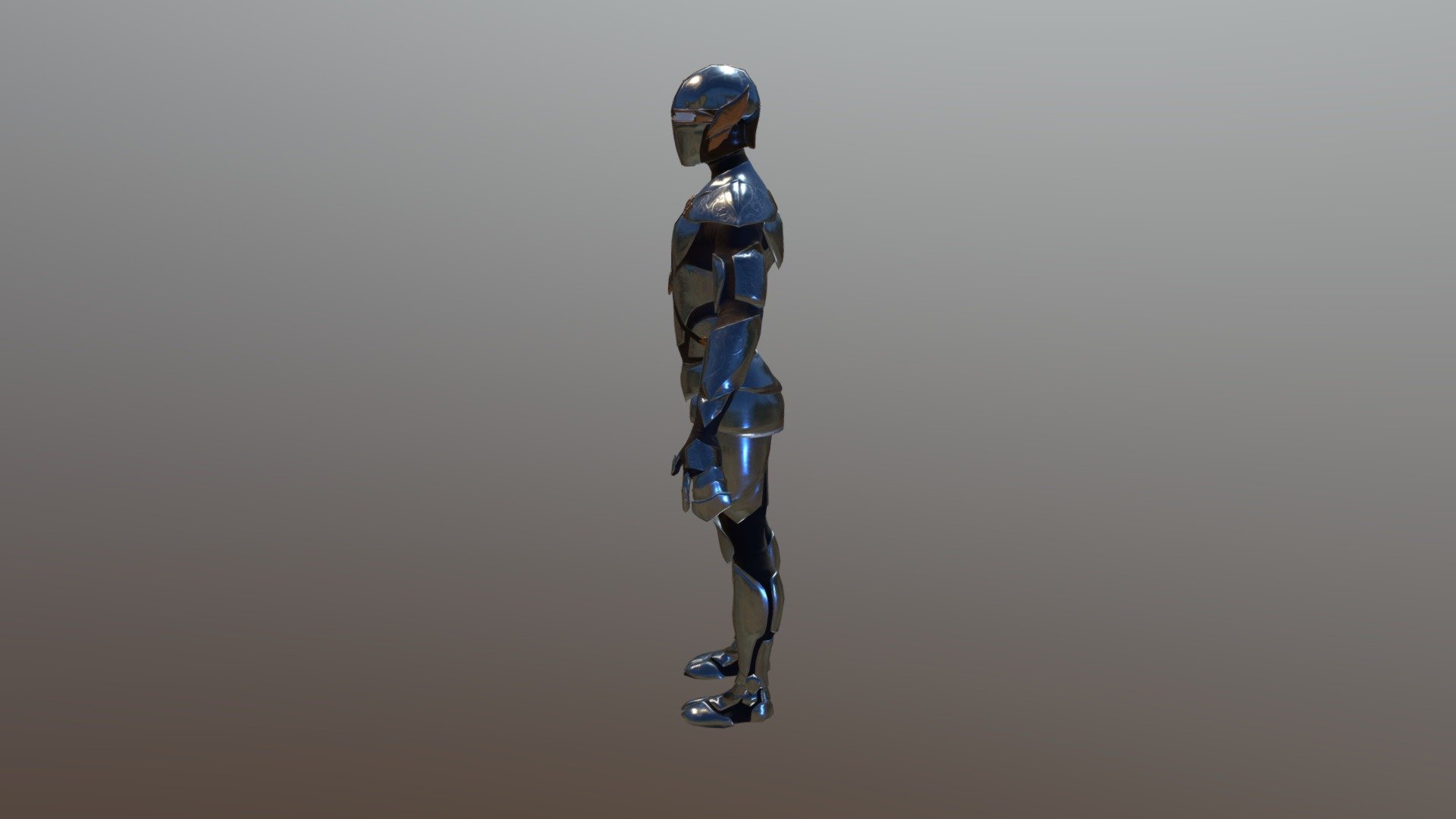 Futuristic Knight - 3D model by BapO [a01bdba] - Sketchfab