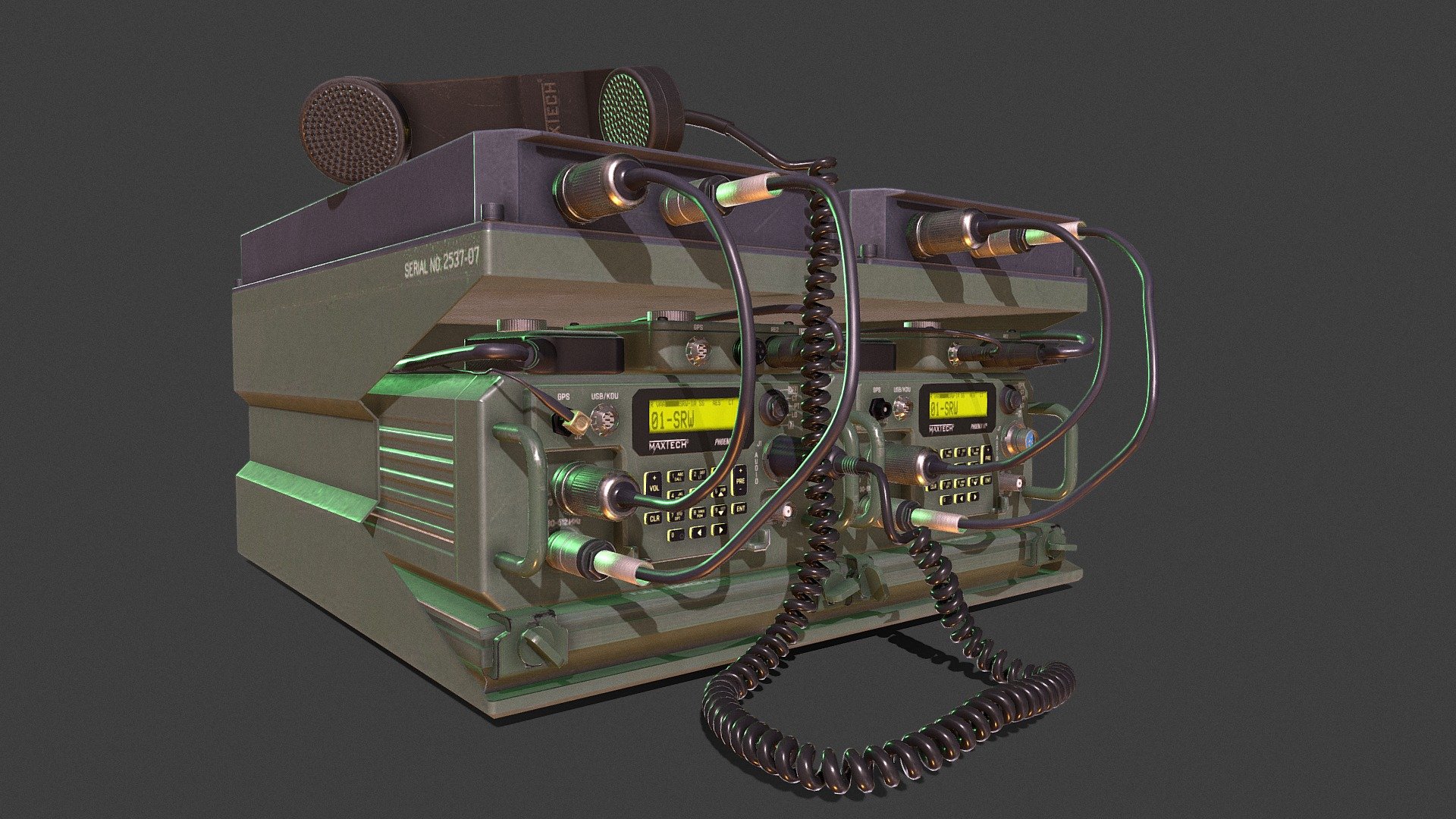 Military Radio MAXTECH PHOENIX III - 3D model by max_ray [a01e245 ...