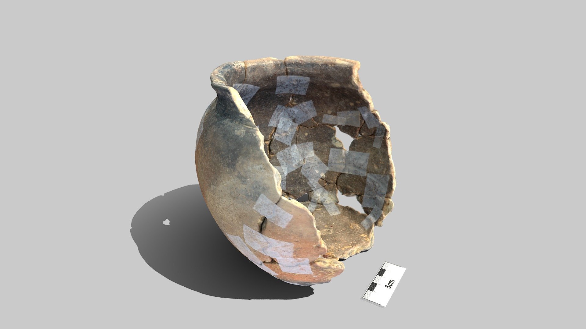 Roman Pot - partial reconstruction - 3D model by National Trust ...