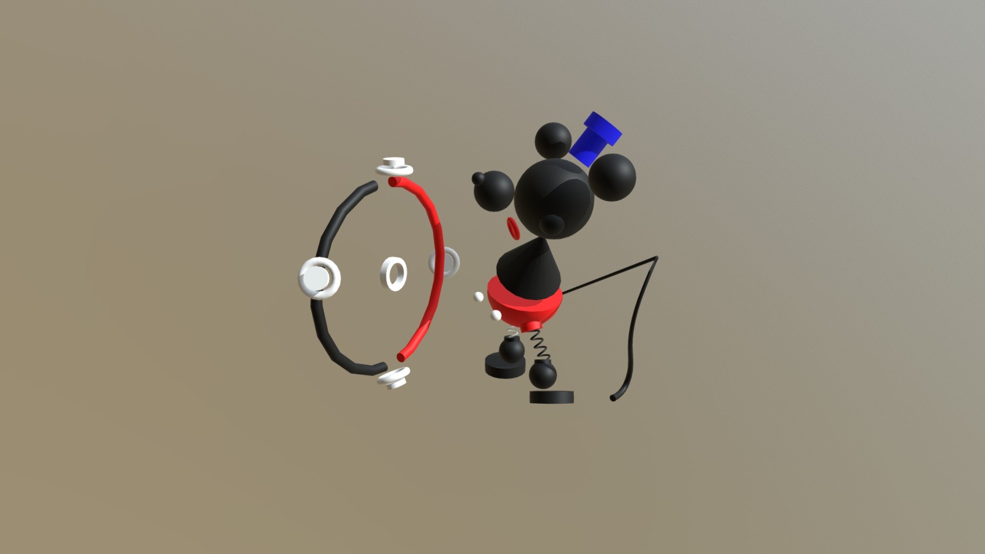 Mickey - 3D model by Sheepimation [a01ebf9] - Sketchfab