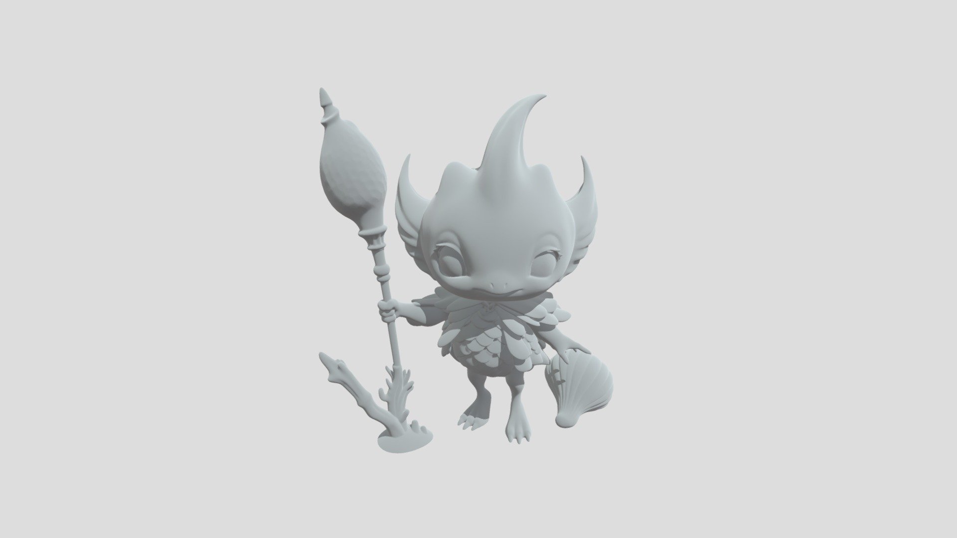 Coralcrest Sea Sprite - 3D model by ZeRo_Psyrus [a01f9bc] - Sketchfab