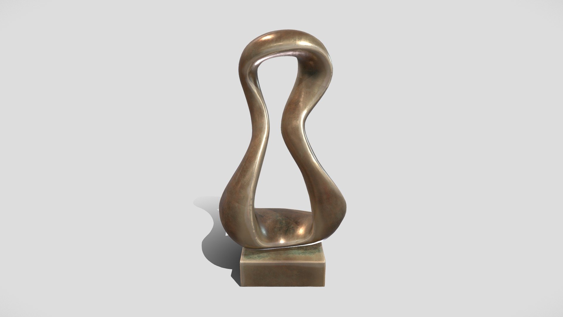 Abstract Bronze Art Sculpture 04 - 3D model by gogoskilla [a022e2f ...