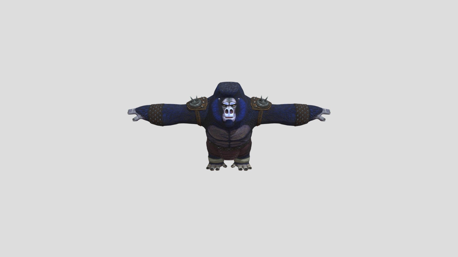 Kung Fu Panda - Great Gorilla - Download Free 3D model by Neut2000 ...