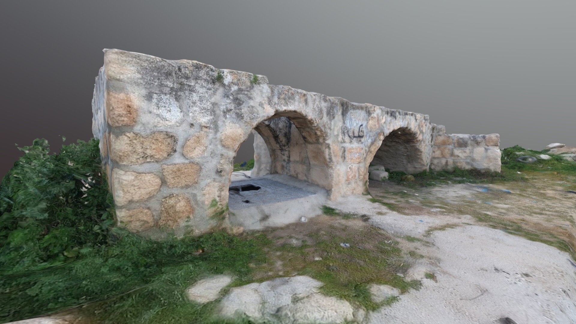 Bir Alqaws "Well of the Arch" بئر القوس - 3D model by Haikal Arts ...