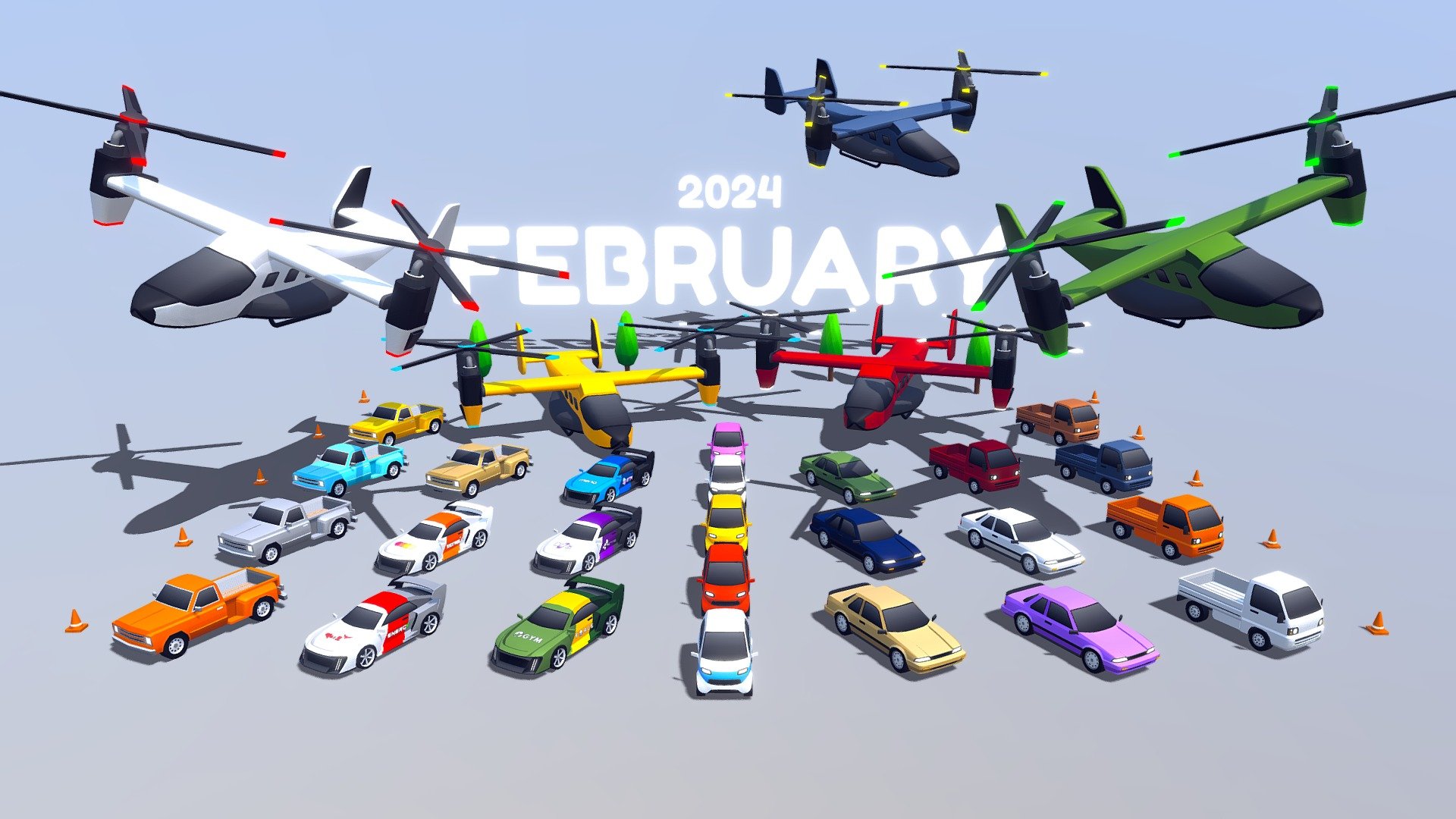 FEBRUARY 2024: Arcade Ultimate Pack - 3D model by Mena (@MenaStudios ...