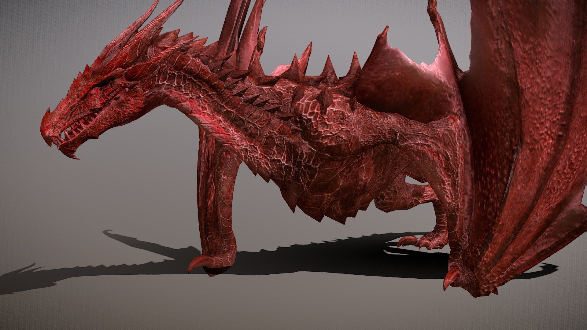 Dragon Roar Animated - 3D model by monstermod [a023842] - Sketchfab
