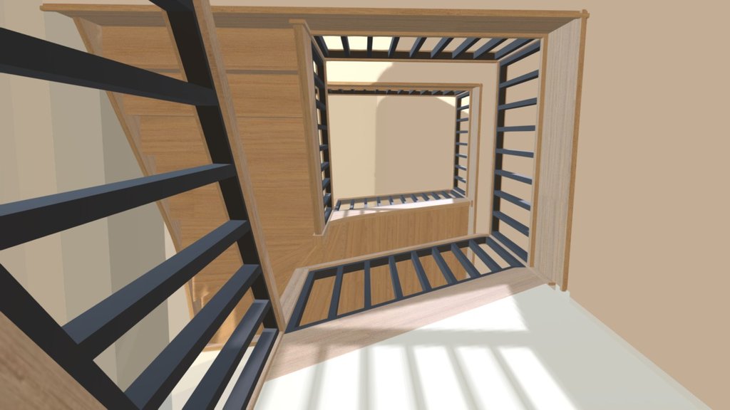 Modern - 3D model by 3D Software for Stair Design and Production ...