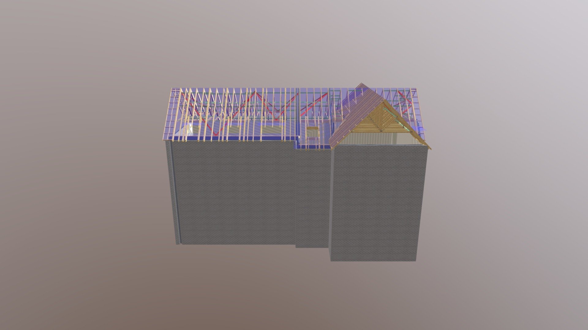 124381ZM - Apt Block 3 - 3D model by Ian Parker @ - Truss Form ...