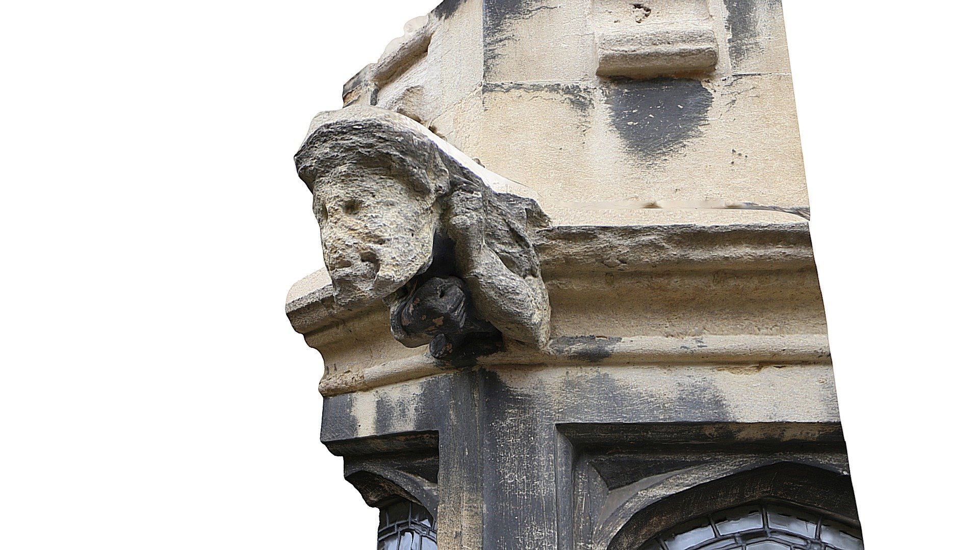 Male grotesque c.1829* - 3D model by Rochester Cathedral ...