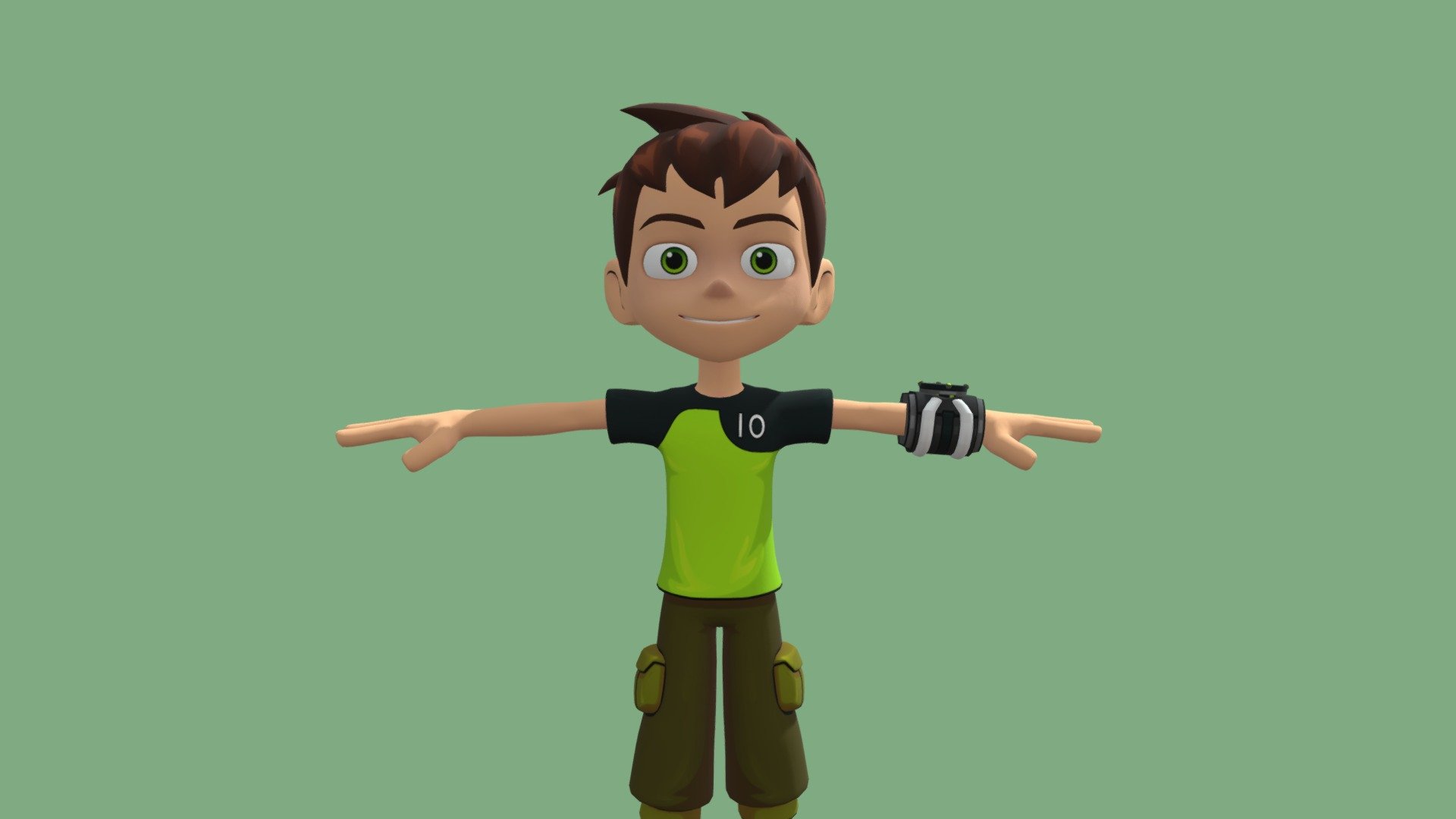 Tinu basebody in ben 10 mode - Download Free 3D model by Make Joke ...