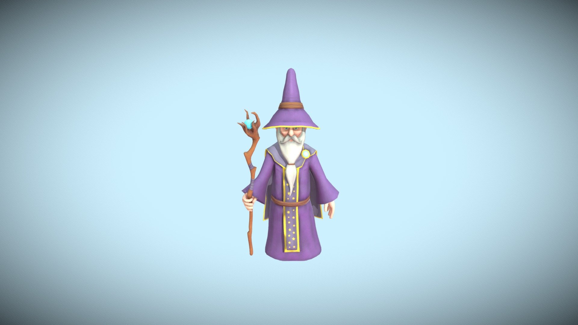 Wizard_ Character_ Game Ready - 3D model by irenevicente [a02796a ...