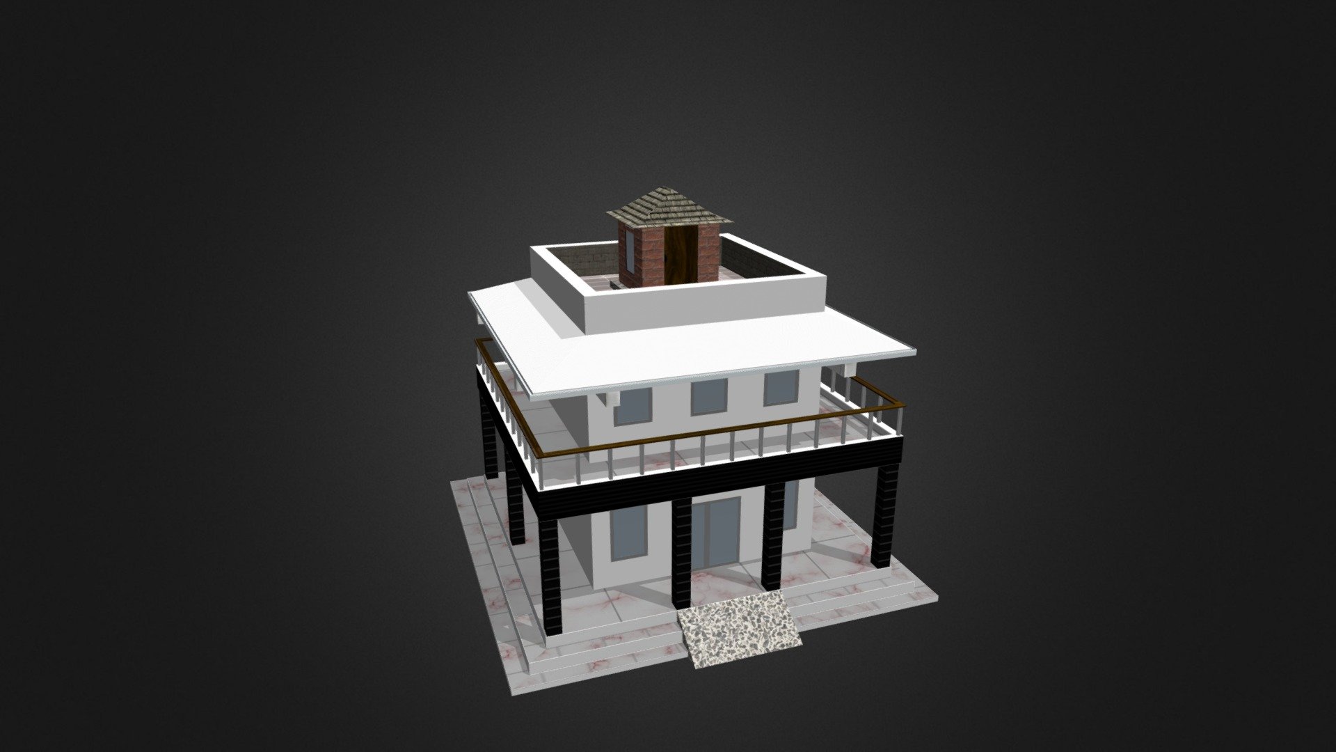 House | Low Poly - Game Ready - 3D model by HardSurface3D [a027a4a ...