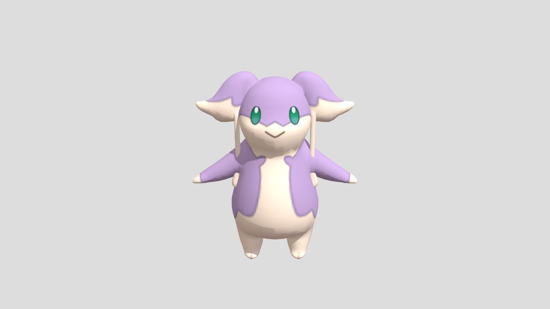 Audino Shiny - Download Free 3D model by Alexreyhurt [a029961] - Sketchfab