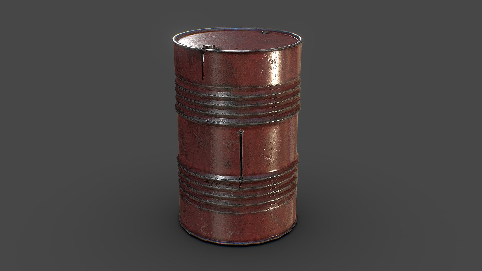 Red Barrel - Download Free 3D model by Sean Thomas (@foon.) [a02a7d2 ...