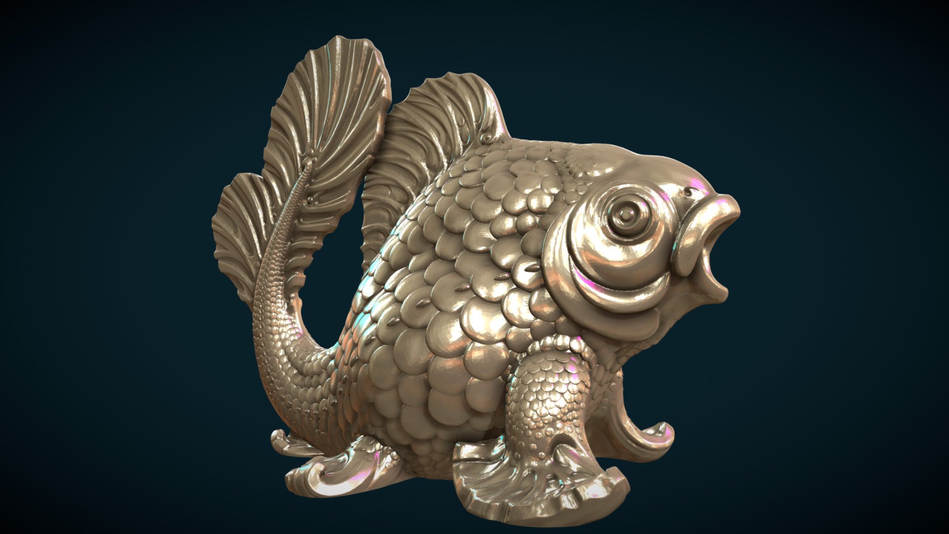 Walking Fish - 3D model by Skazok [a02b0b0] - Sketchfab