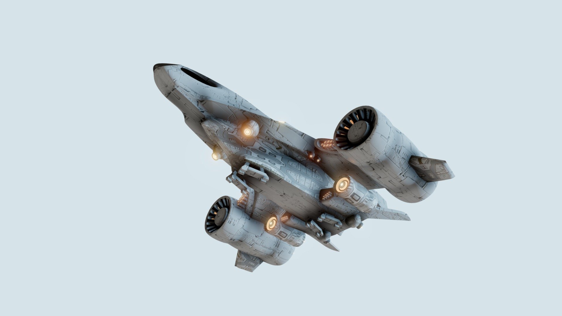 VTOL Airship - Download Free 3D model by VertaScan [a02c86b] - Sketchfab