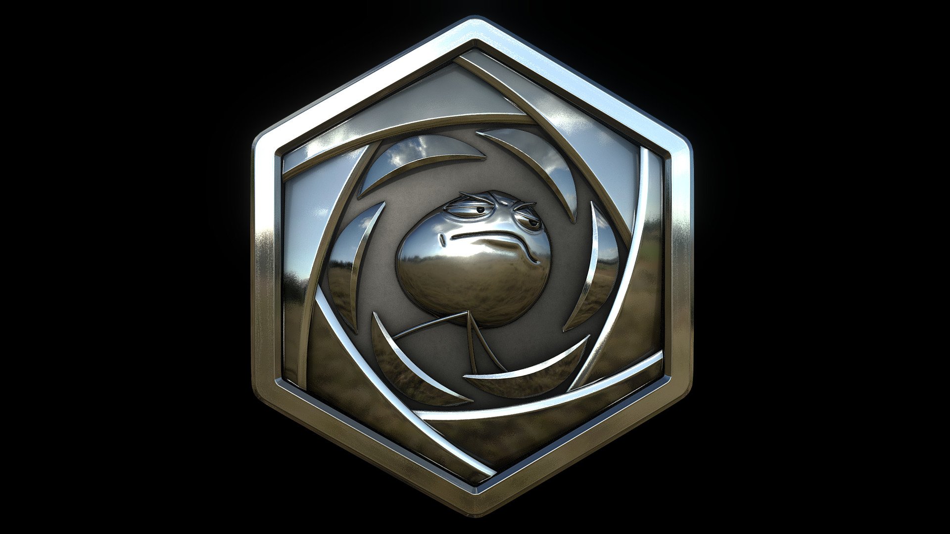 Badge 19 - 3D model by totem3d [a02dd84] - Sketchfab
