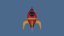 Hard Surface Cartoon Rocket - Download Free 3D model by mactabs ...