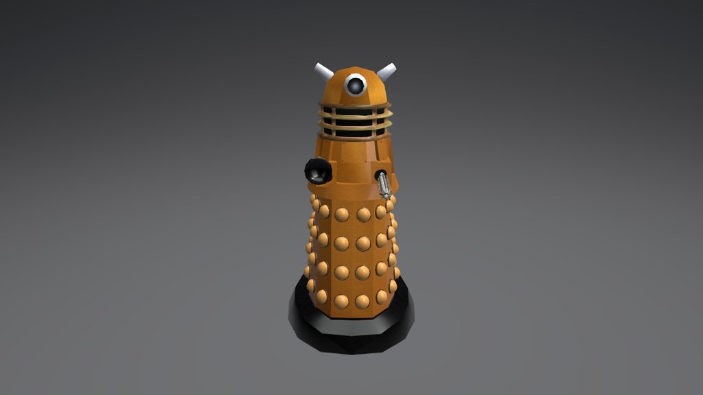 Dalek - 3D model by Luke (@bcadren) [a0309c2] - Sketchfab