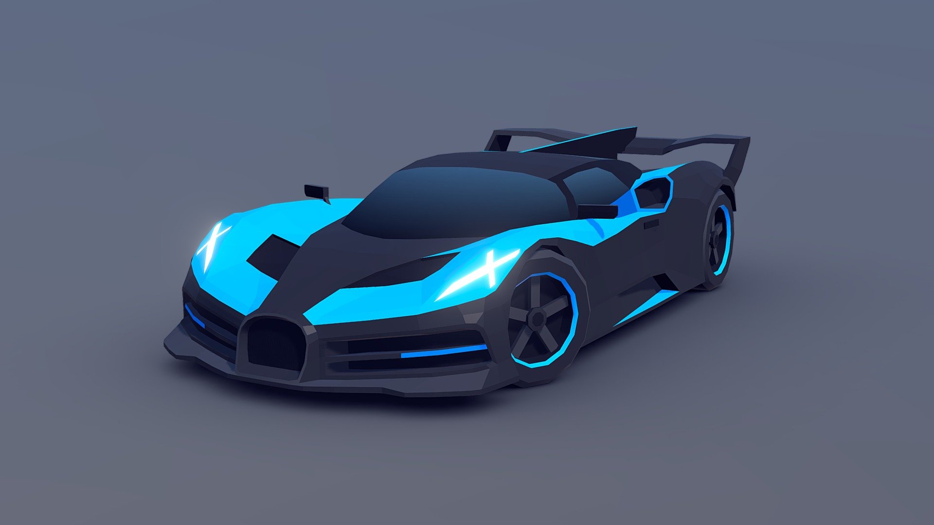 Laplace: Low Poly Hypercar 2024 - 3D model by SunsetStudio [a030d85 ...