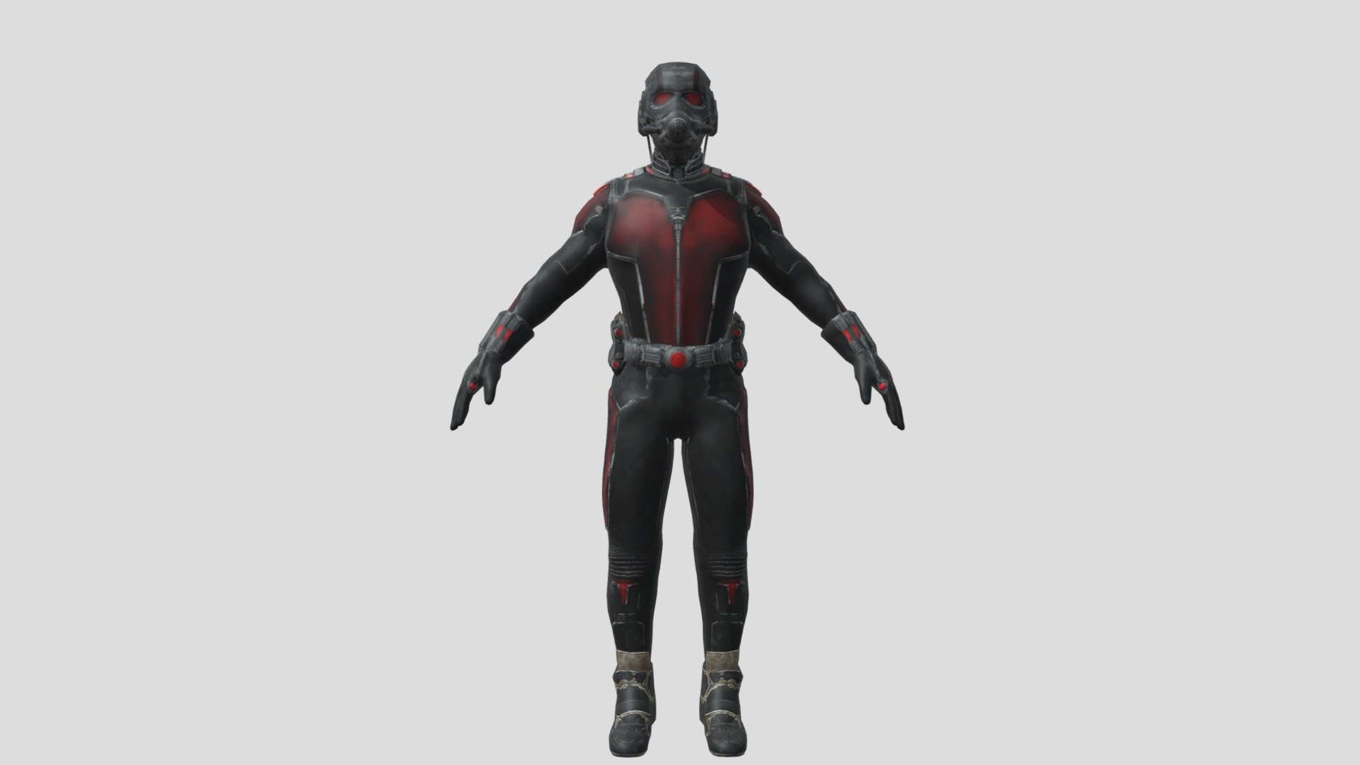 AntMan(Textured)(Rigged) - Download Free 3D model by 3D MODELS ...