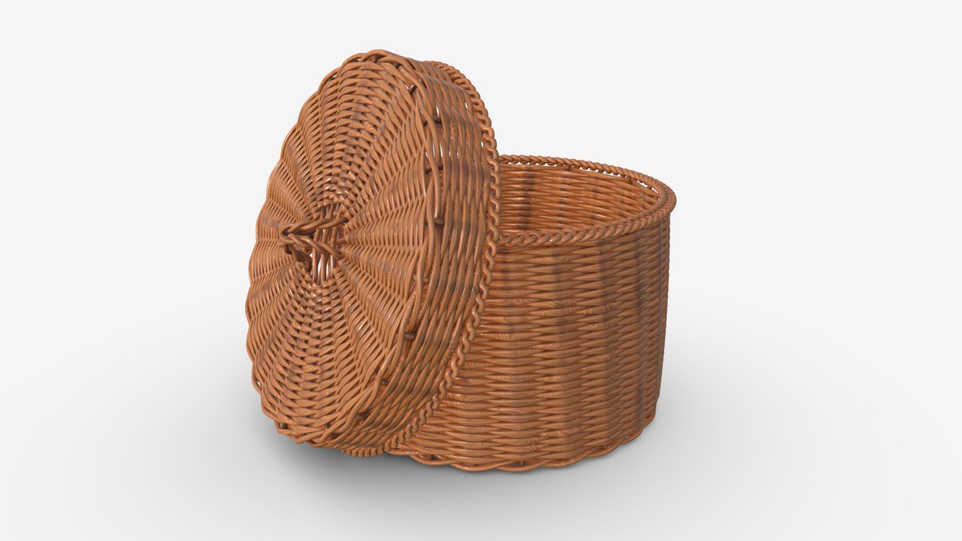 Wicker box medium - Buy Royalty Free 3D model by HQ3DMOD (@AivisAstics ...