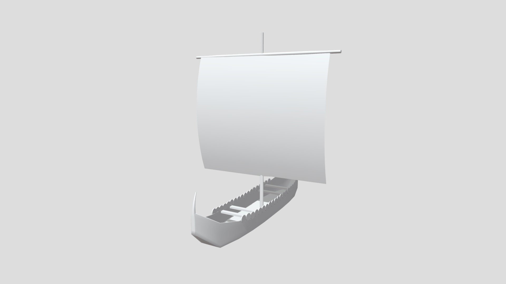 Viking Longboat - 3D model by lilycarpenterdigital [a03274e] - Sketchfab