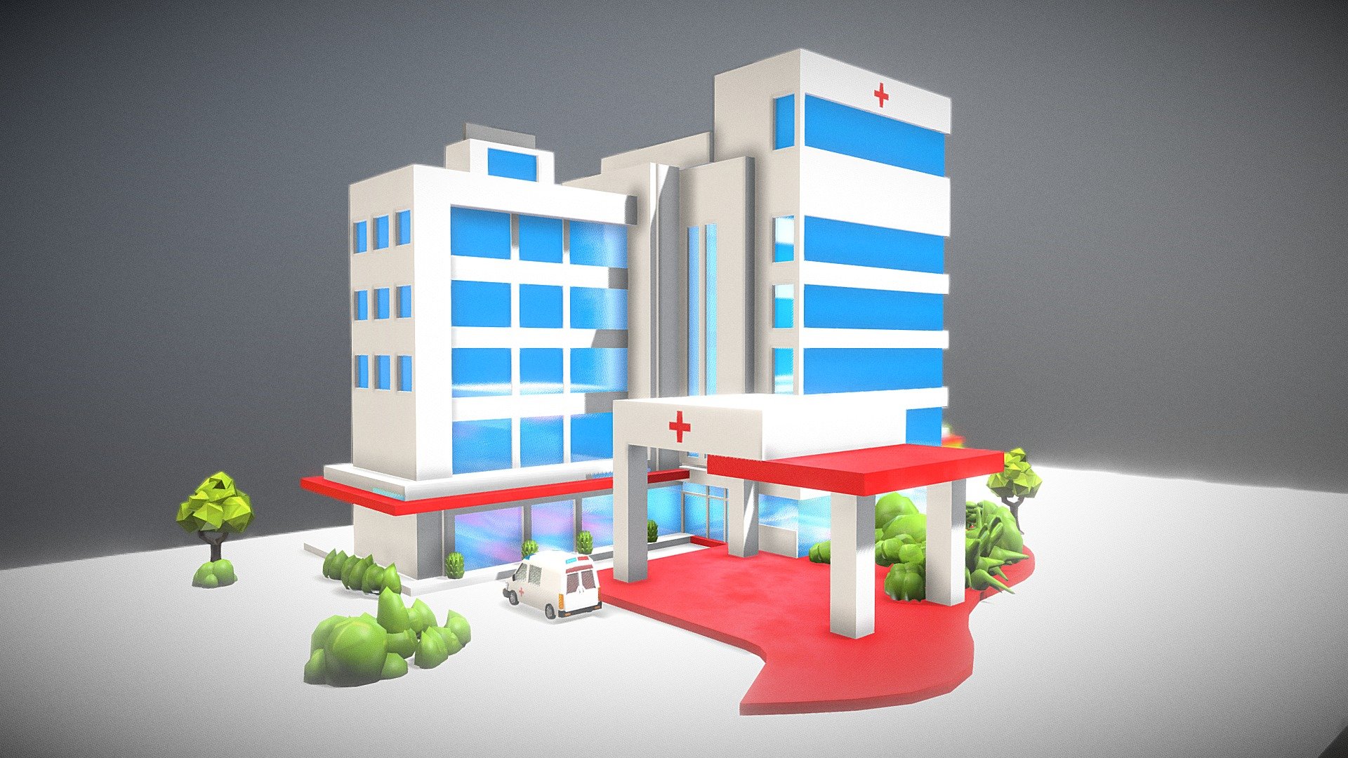 Hospital Model from My 3D Short Film - 3D model by phuocthinhtpt ...