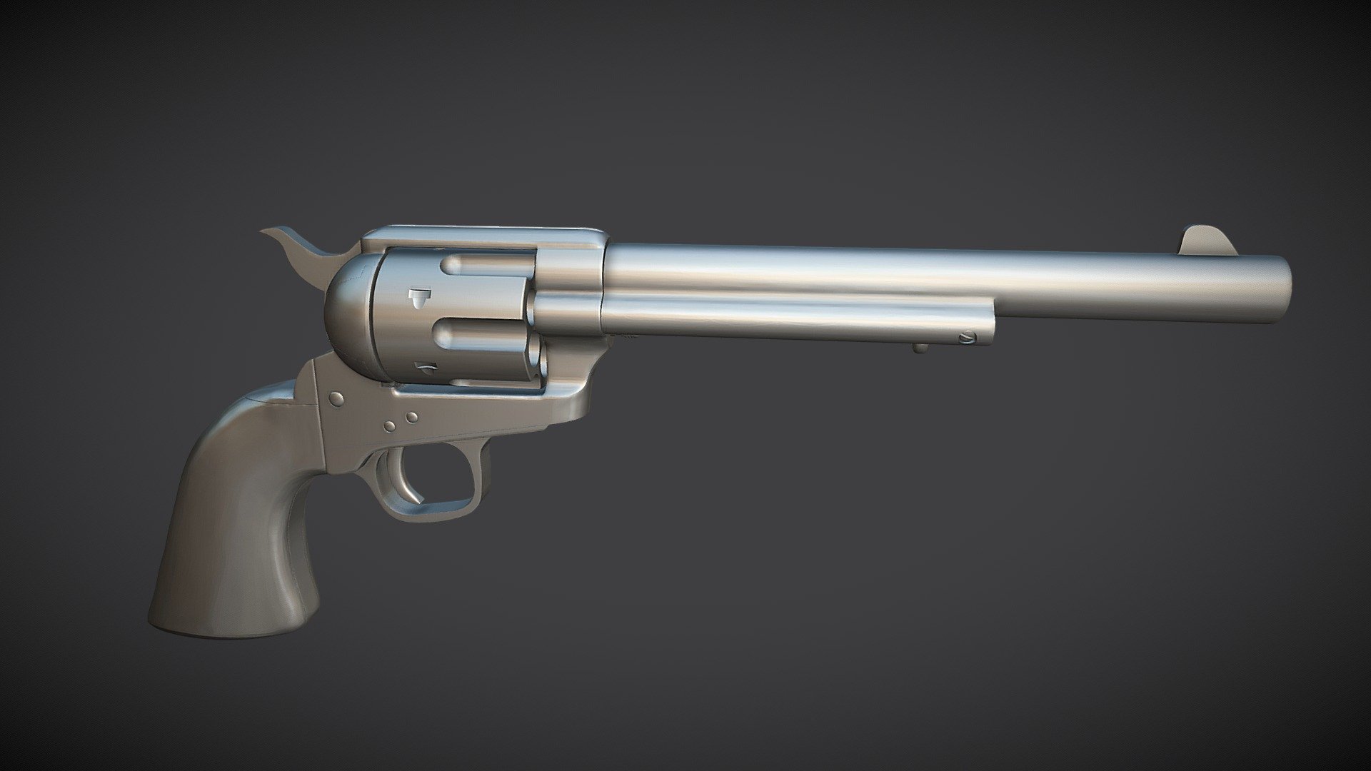 Revolver High Poly - Buy Royalty Free 3D model by solid3DDD [a03678e ...
