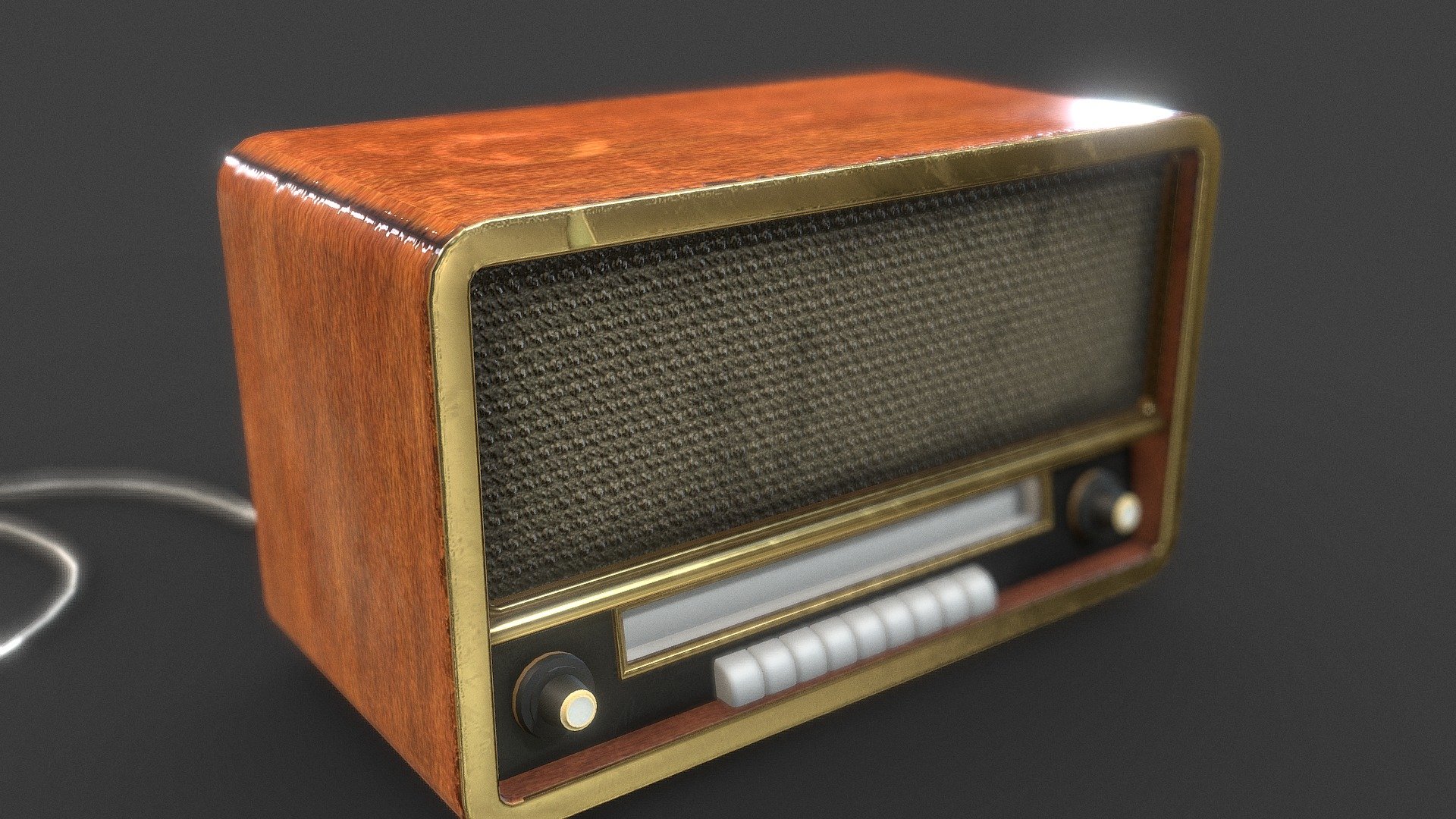 Radio Texturing Example for Students - Download Free 3D model by ...