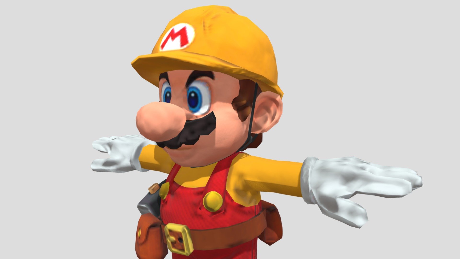 Builder Mario - Download Free 3D model by Legoshi Fan (@LegoshiFan ...