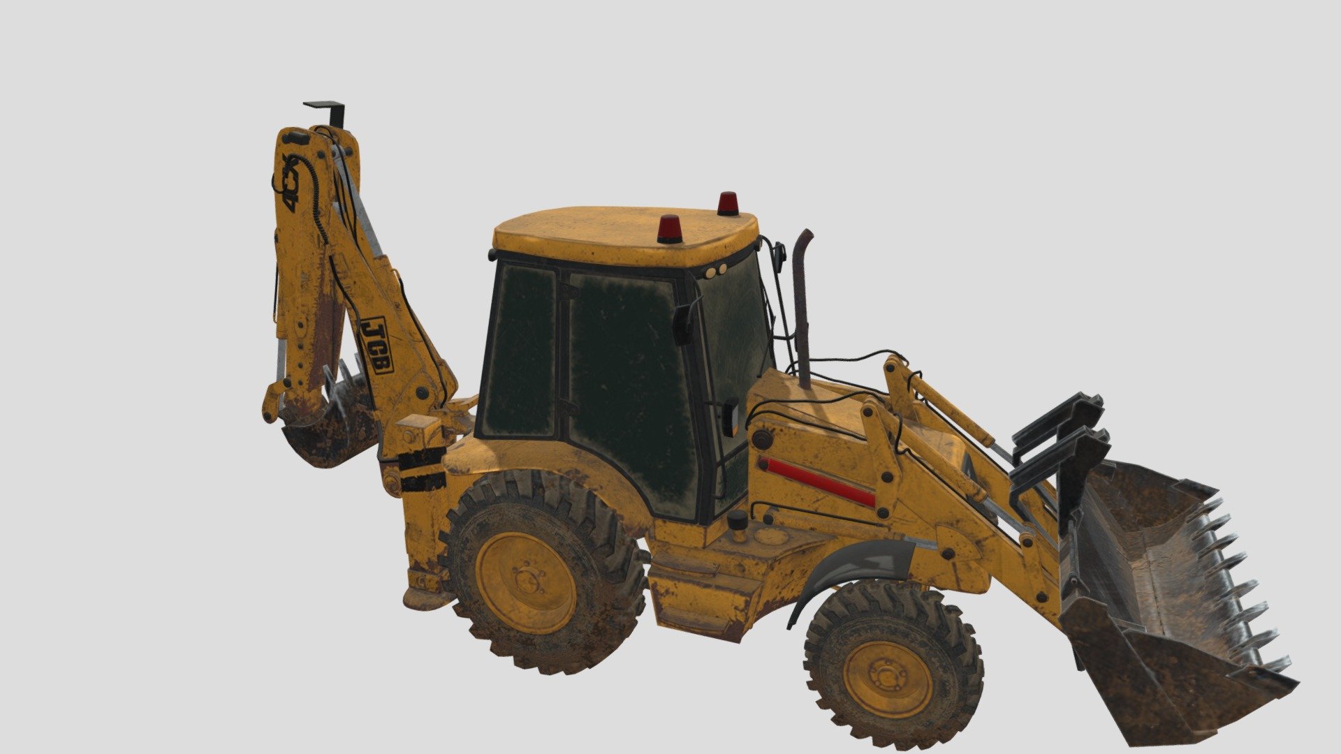 JCB_Model - 3D model by convrseai [a0380de] - Sketchfab