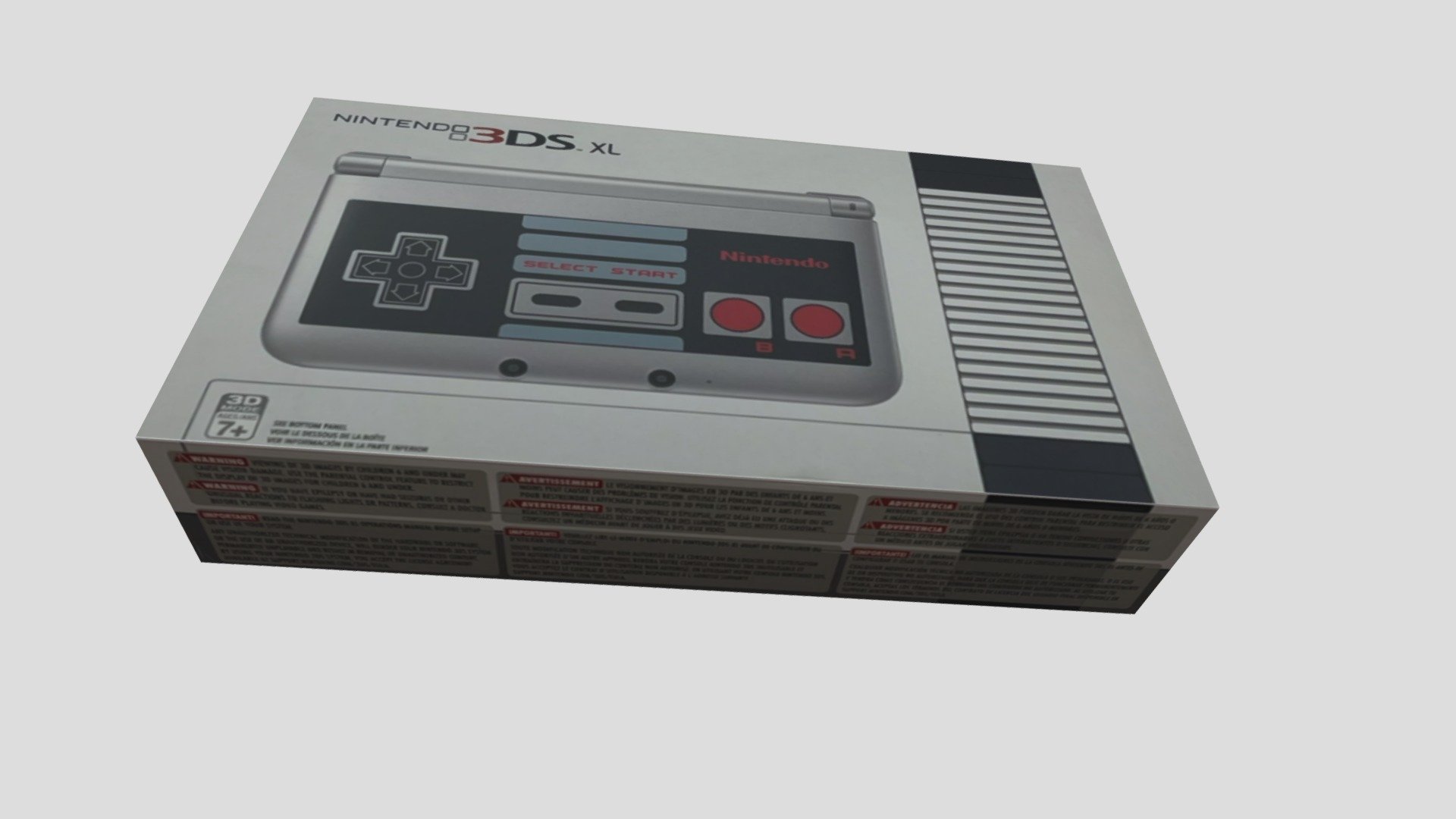 Nintendo 3DS XL Silver Box Packaging - Download Free 3D model by adilvr ...