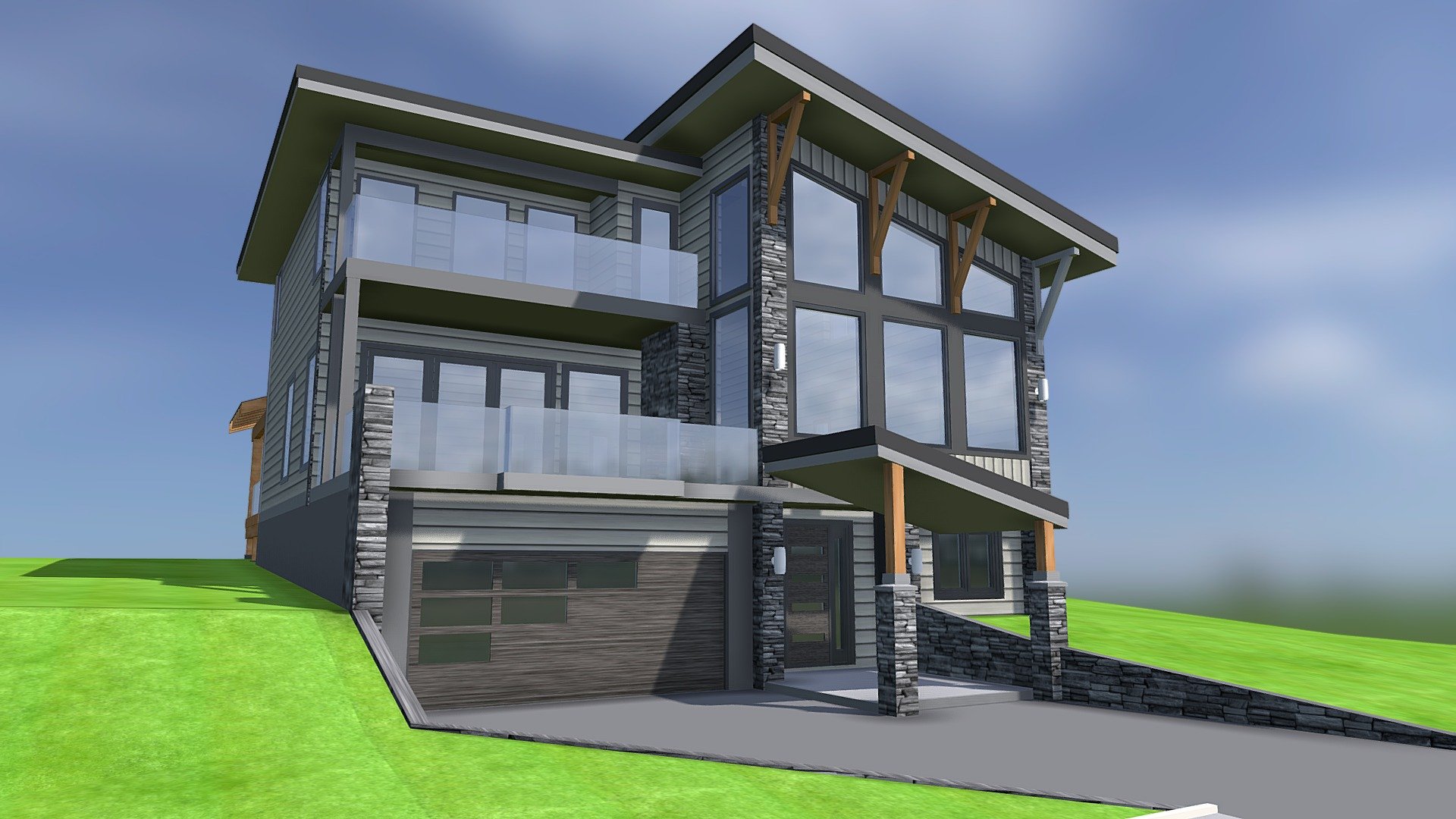 Battler - 360 spin model of 3D house - 3D model by Render3DQuick ...