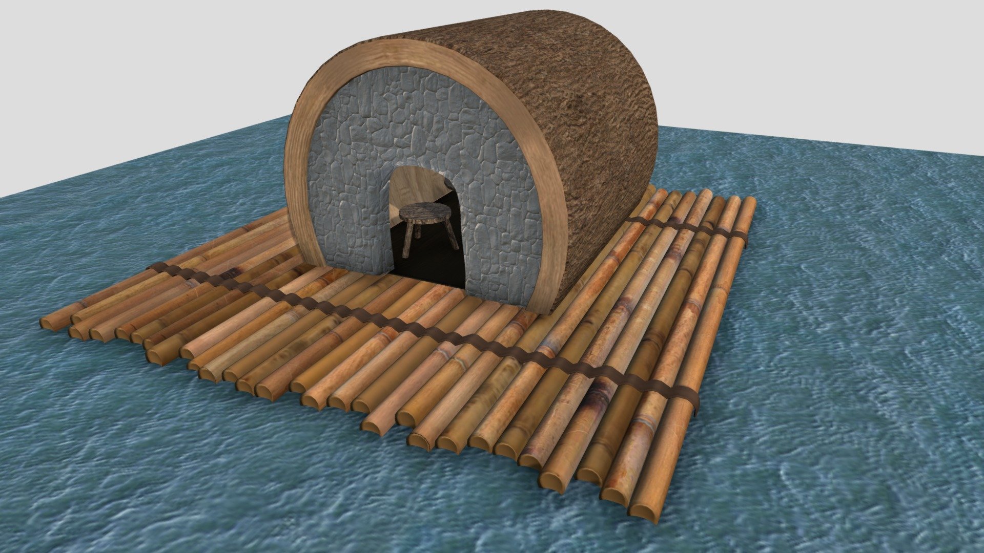 floating_cabin - Download Free 3D model by Moons (@mounica.choco9 ...