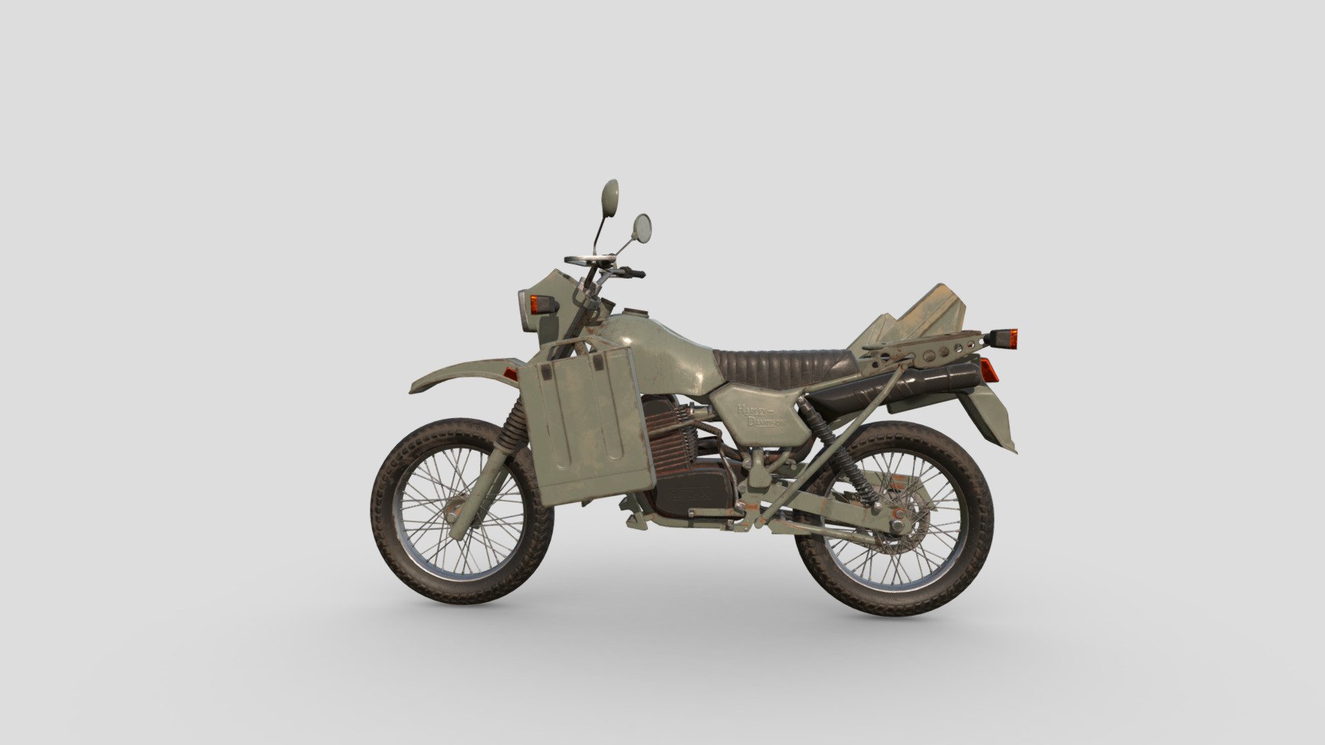 Harley_MT350 - 3D model by phaichez [a03cbc1] - Sketchfab
