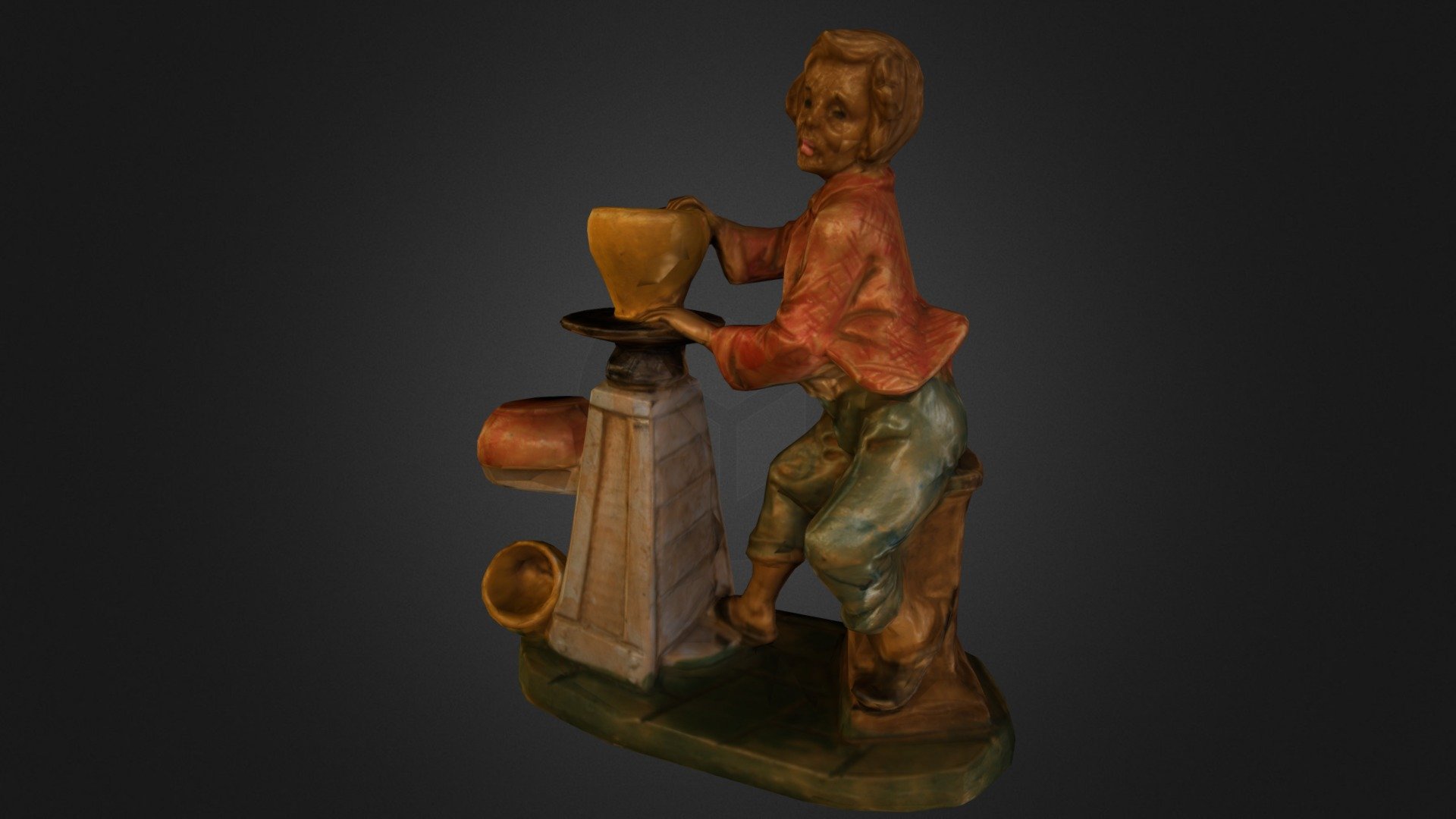 Potter boy - 3D model by 3DScan4You.de (@3dscan4you) [a03d1f1] - Sketchfab