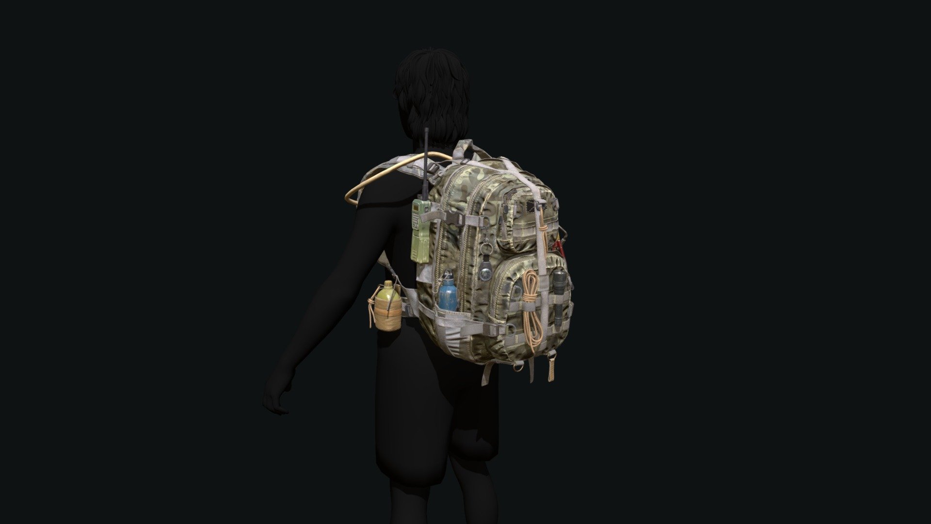 Backpack - 3D model by Chursak [a03d257] - Sketchfab