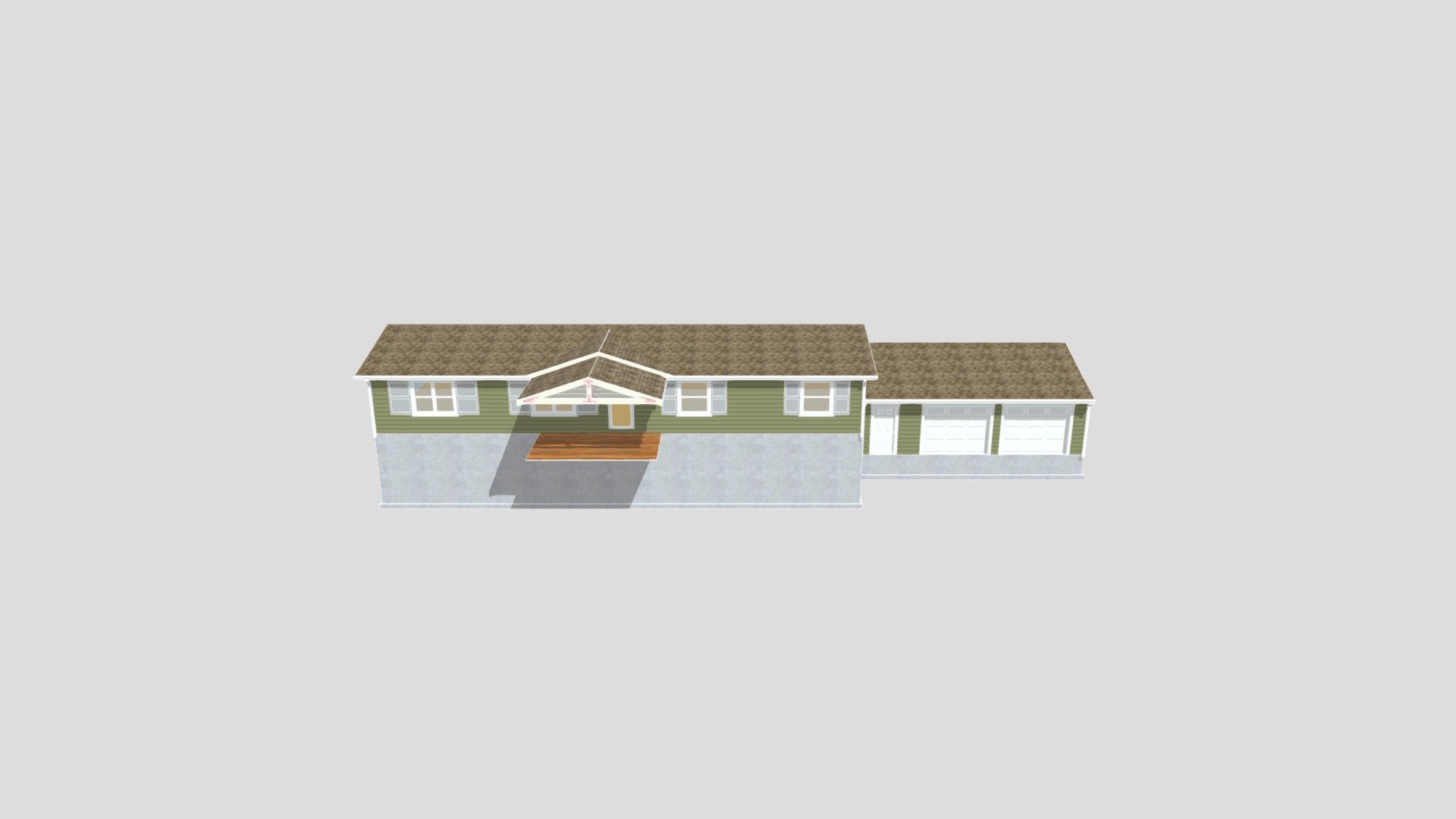 front porch project - 3D model by shedking [a03da30] - Sketchfab