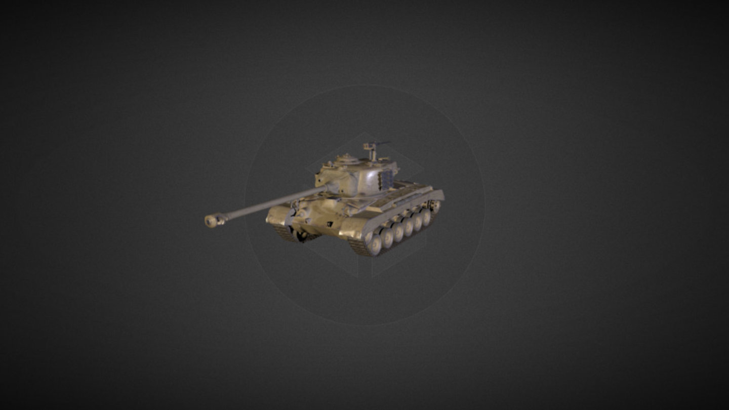 M26 Pershing - 3D model by Degit22 [a03df85] - Sketchfab